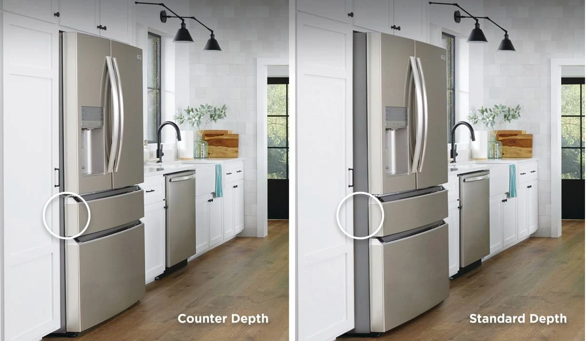 Counter-Depth vs. Regular Refrigerators: Which One is Right for You? – Carolina Renovation Warehouse