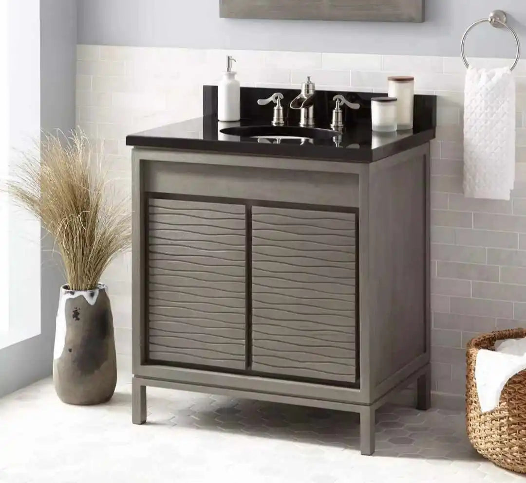 Signature Hardware Cruise Bathroom Vanity Graywash 30" – Carolina ...